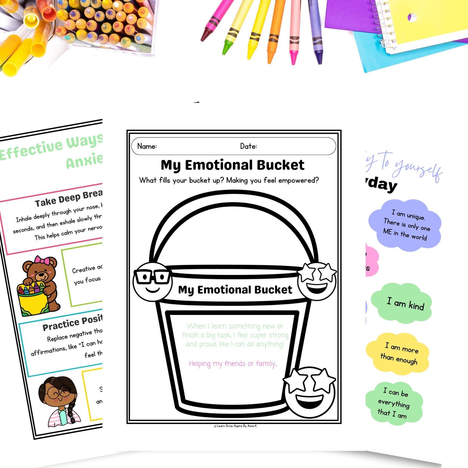 Emotional Regulation and Coping Skills for Kids, Identifying Emotions and Feelings Workbook for ...