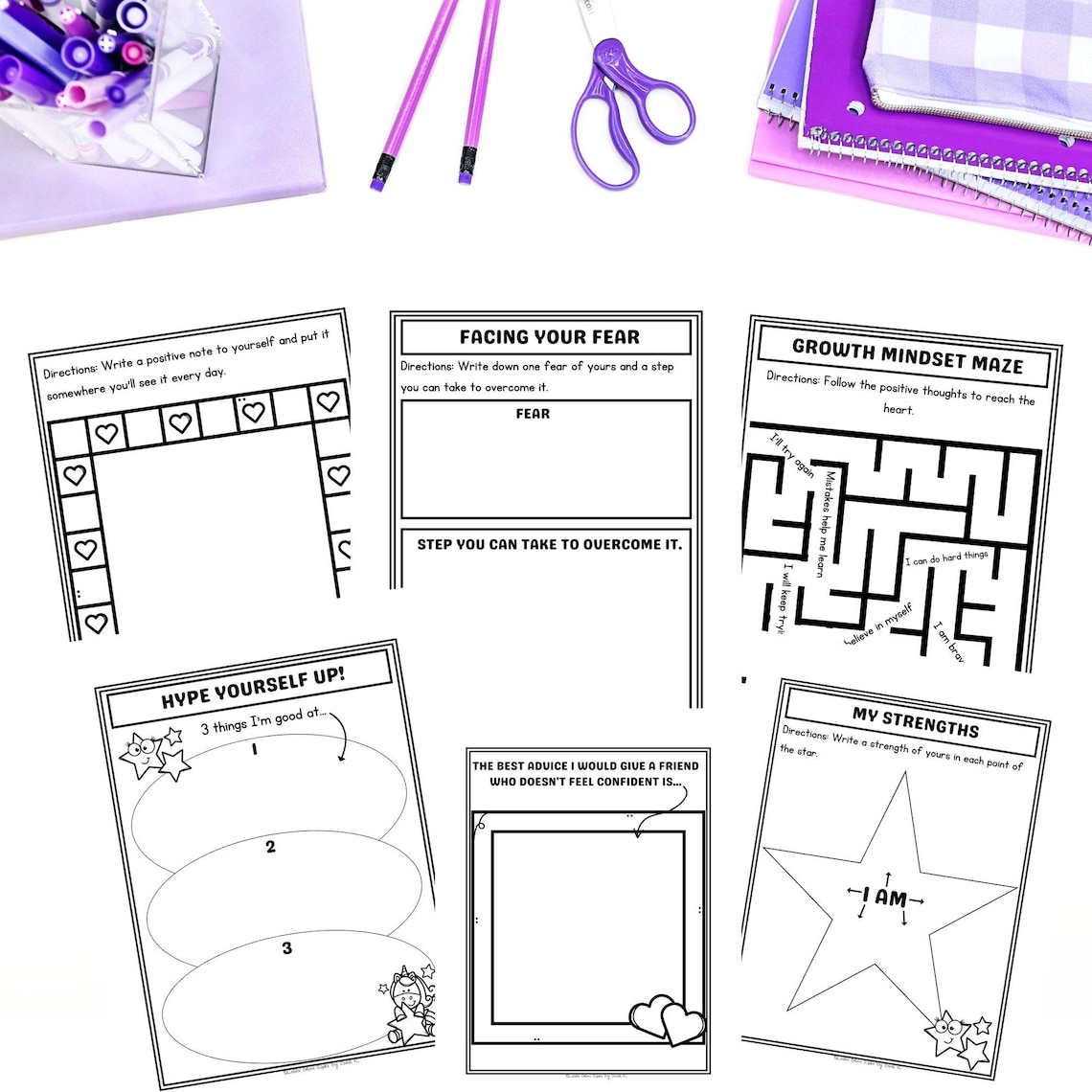 Self-esteem Worksheets: Confidence Building Activities for Kids ...