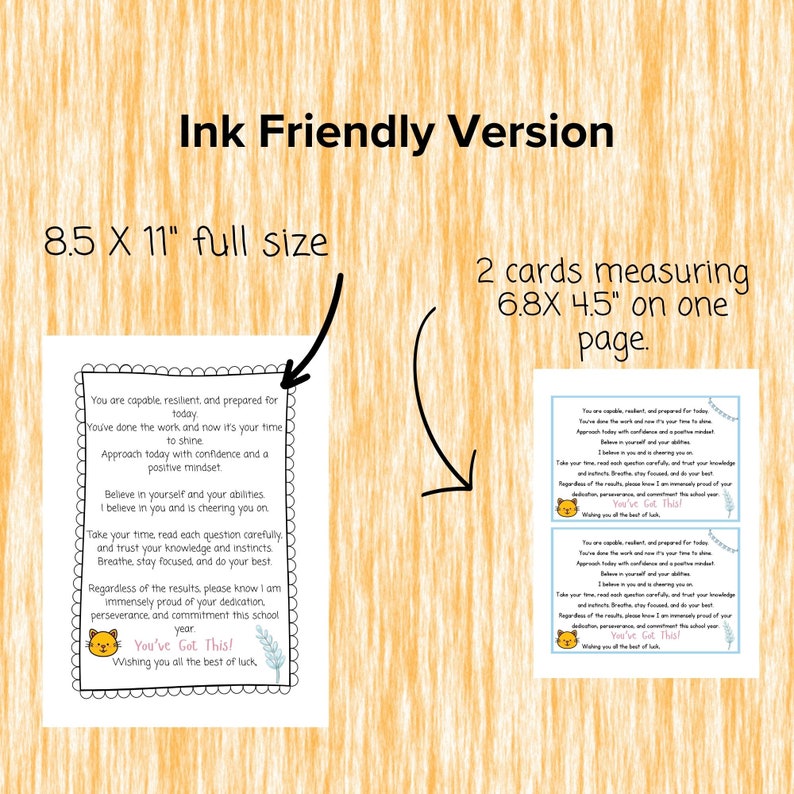 State Testing Encouragement Letter: Teacher to Student Motivation ...