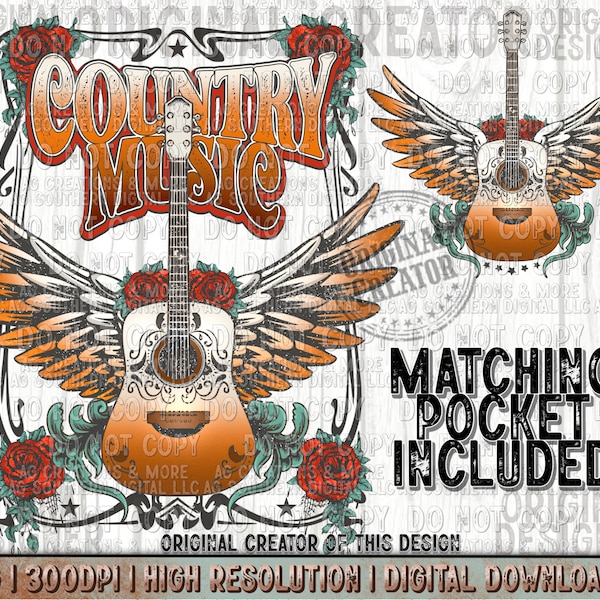 Country Music - Etsy