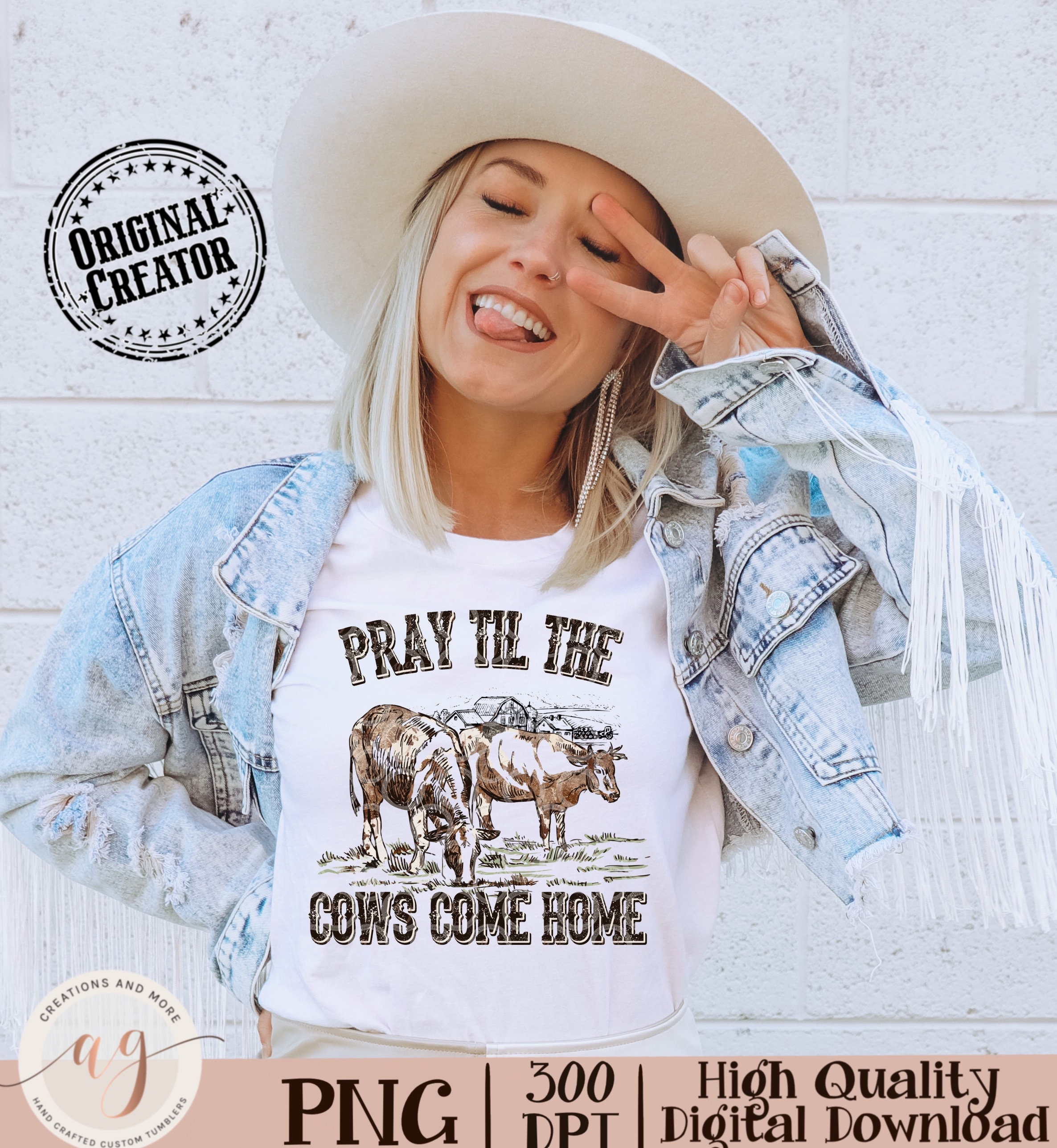 Western Cow Png, Pray Till the Cows Come Home, Western Cow Png, Western ...
