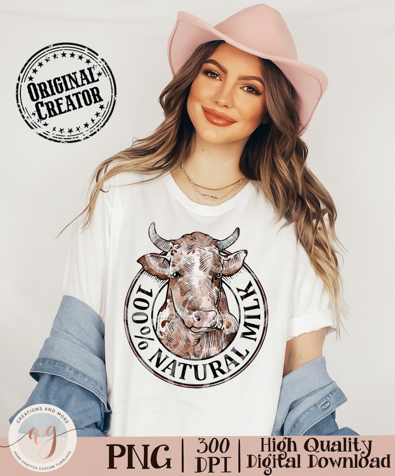 Country Western Png Cow Png Farmhouse Cow Png Western - Etsy