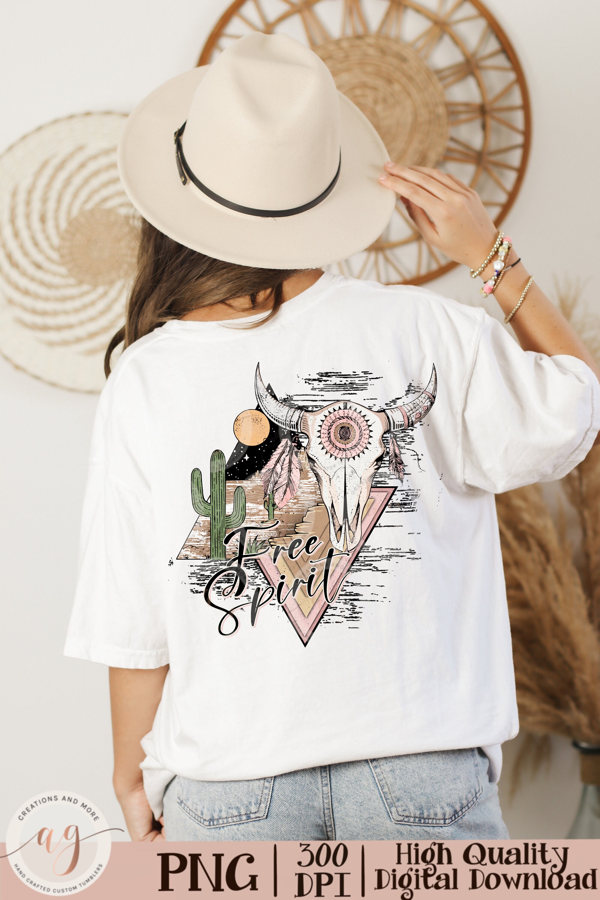Western Png Western Boho Free Spirit Png Free Spirit Png - Etsy