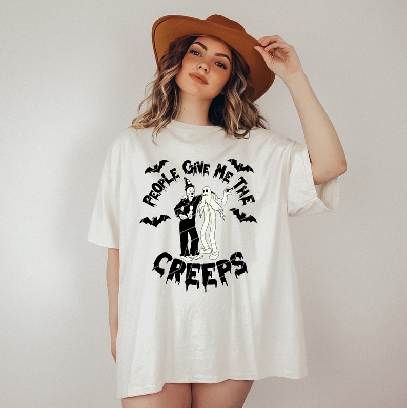 Halloween Retro People Give Me the Creeps PNG Halloween - Etsy