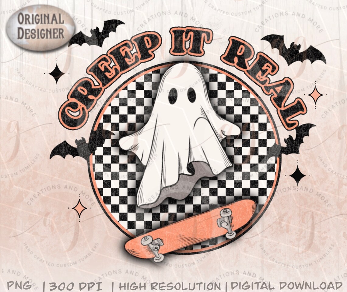 Creep It Real PNG Halloween Png Spooky Creep It Real Png - Etsy