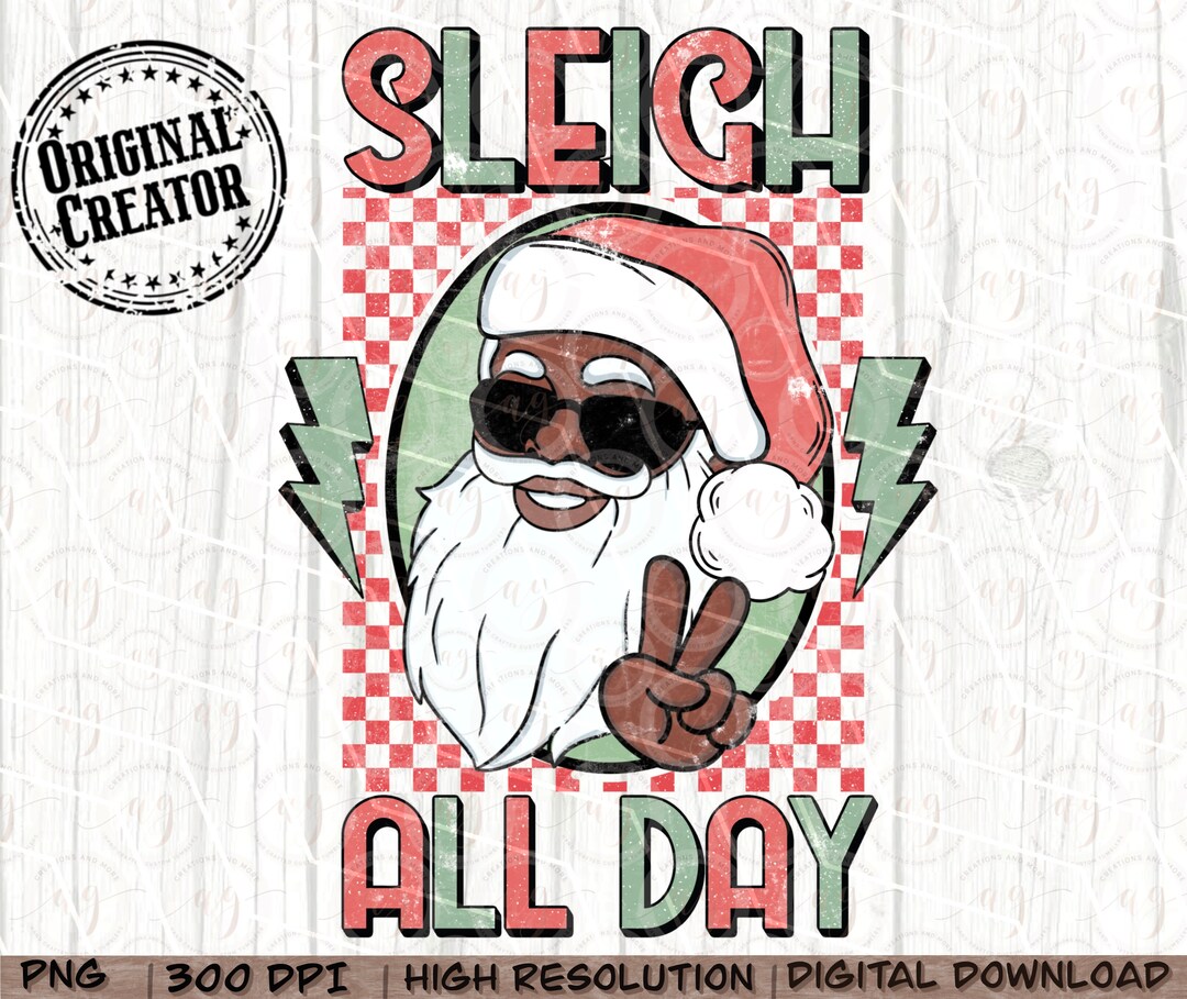 Christmas Png, Santa Claus Png, Retro Christmas Png, Christmas ...
