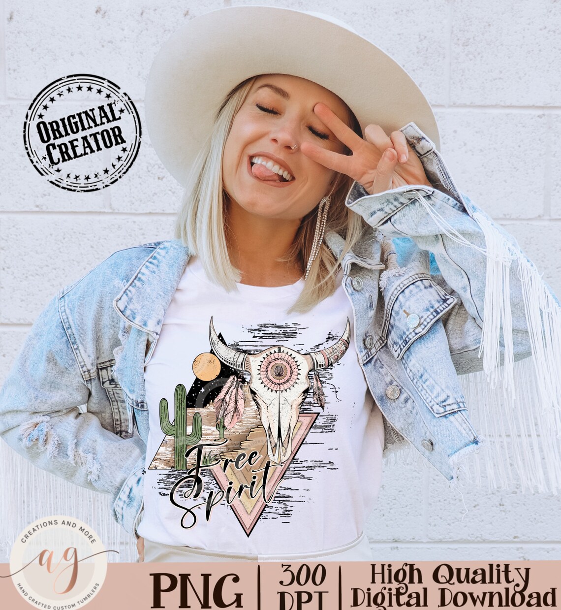 Western Png Western Boho Free Spirit Png Free Spirit Png - Etsy