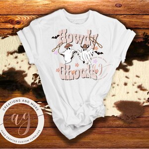 Western Halloween Retro Ghost Howdy Ghouls PNG | Digital Download ...