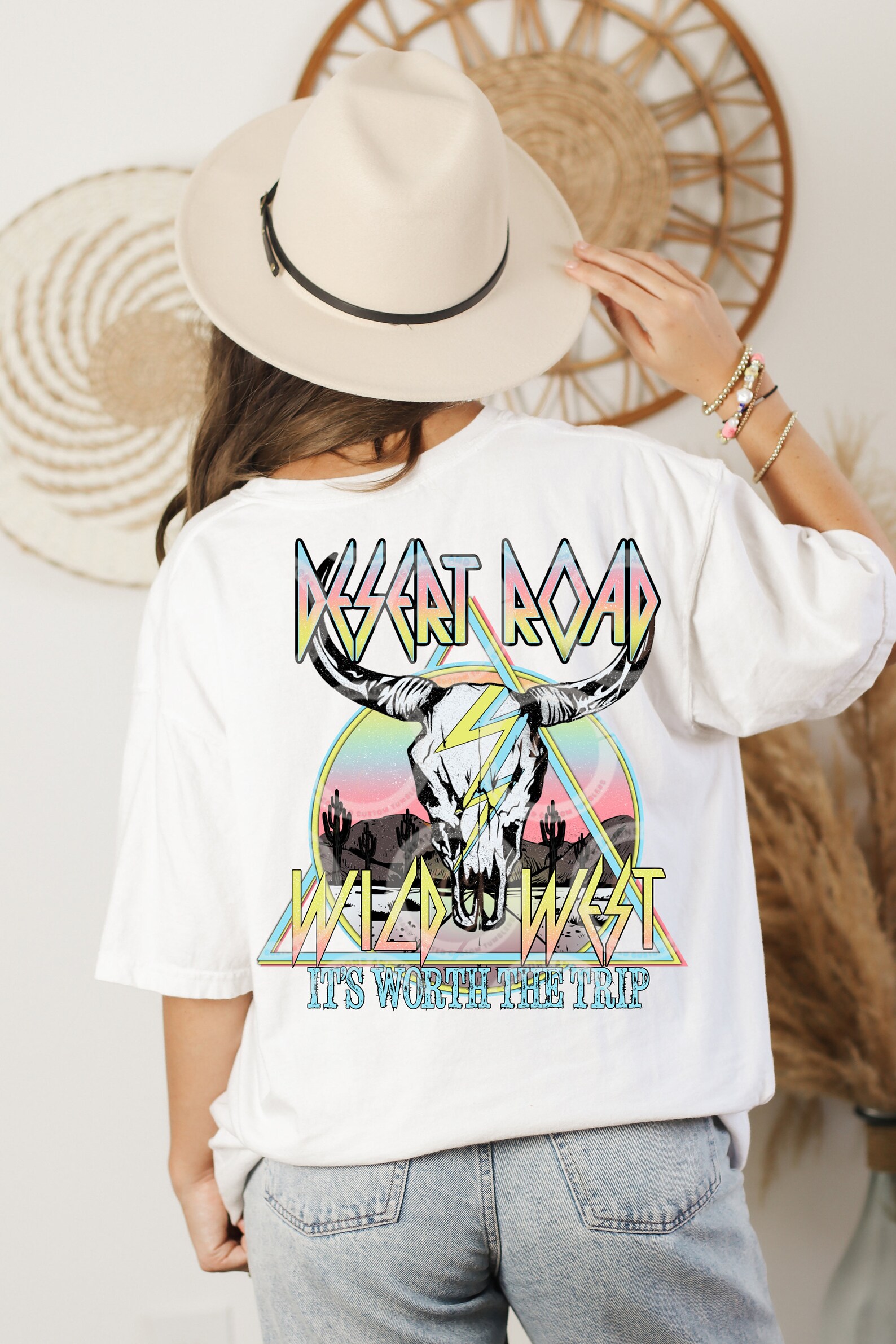 Western Png Desert Road Png Western Png Boho Skull Png - Etsy