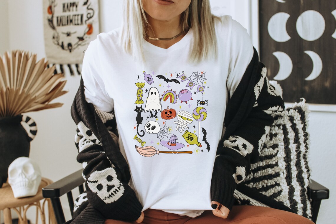 Retro Halloween PNG Retro Fall Sublimation Png Groovy - Etsy