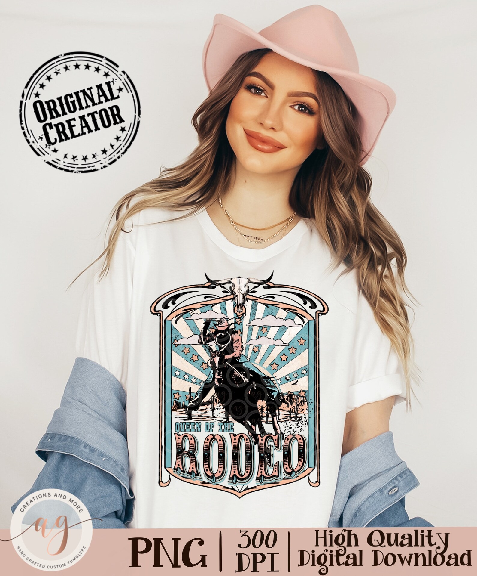Western Cowgirl Png, Rodeo Cowgirl Png, Western Sublimation Png ...