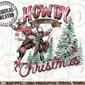 Western Christmas Santa Png Howdy Santa Png | Christmas Png | Western ...