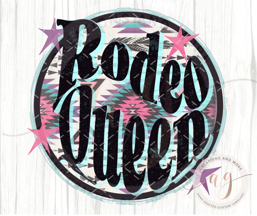 Western Retro Rodeo Queen PNG | Sublimation | Digital Download | Shirt ...