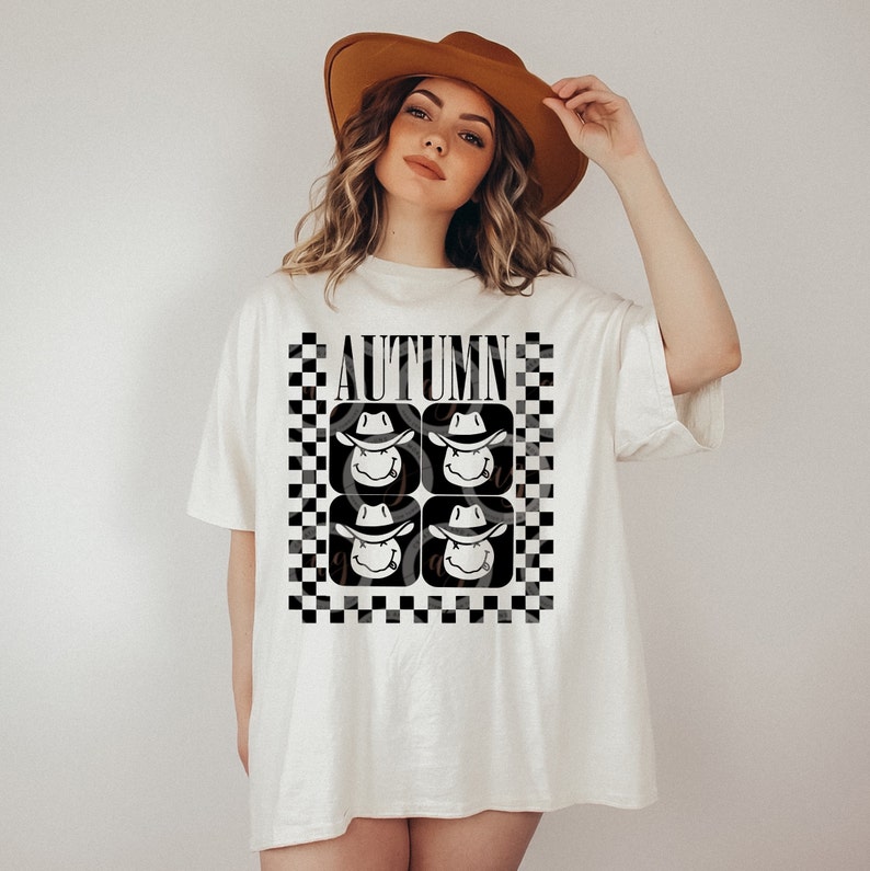 Autumn Fall PNG Smiley Face Nirvana Svg Png Western Smiley - Etsy