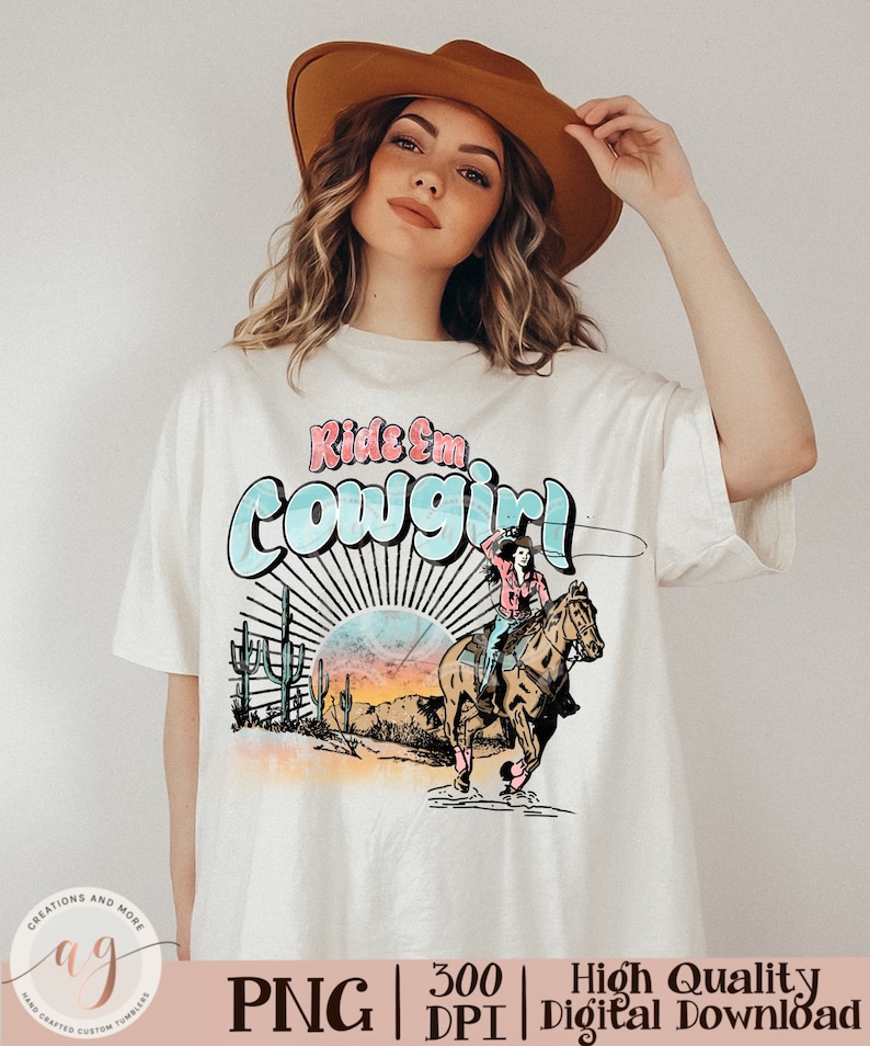 Western Cowgirl Png Cowgirl Png Ride Em Cowgirl Png Western - Etsy
