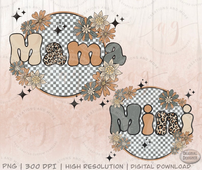 Mama and Mini Png Digital Bundle Mama Png Mini Png - Etsy