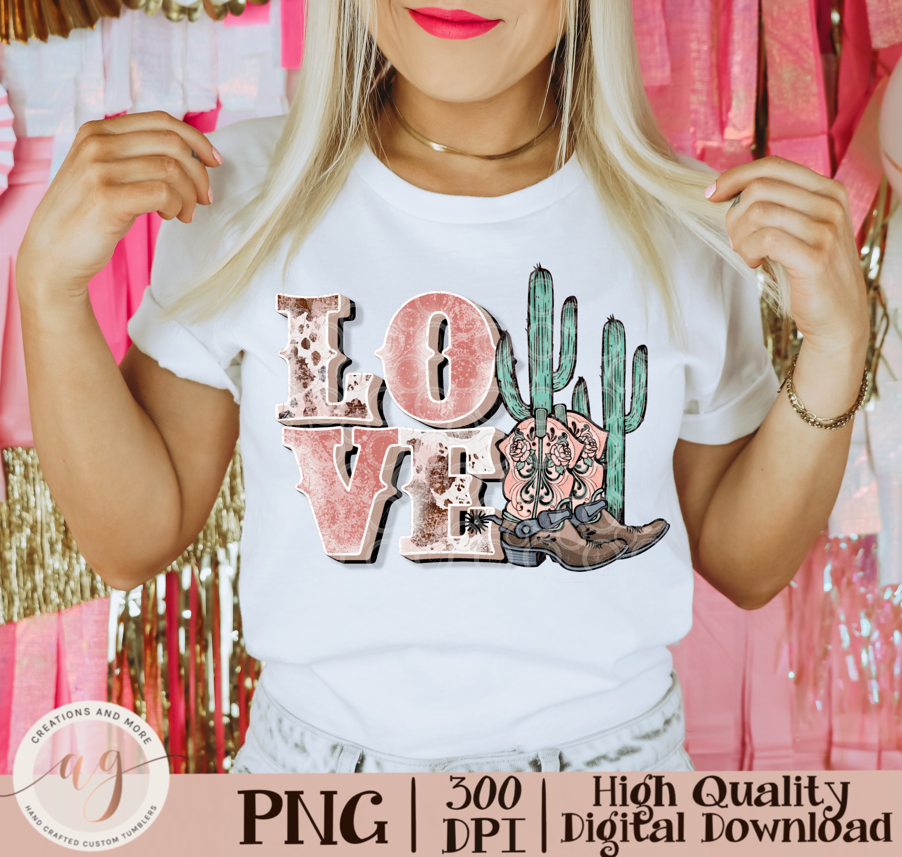 Western Valentine Png Love Png Western Cowboy Png Western - Etsy