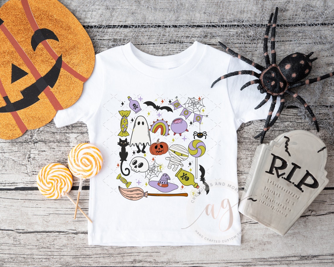 Retro Halloween PNG Retro Fall Sublimation Png Groovy - Etsy