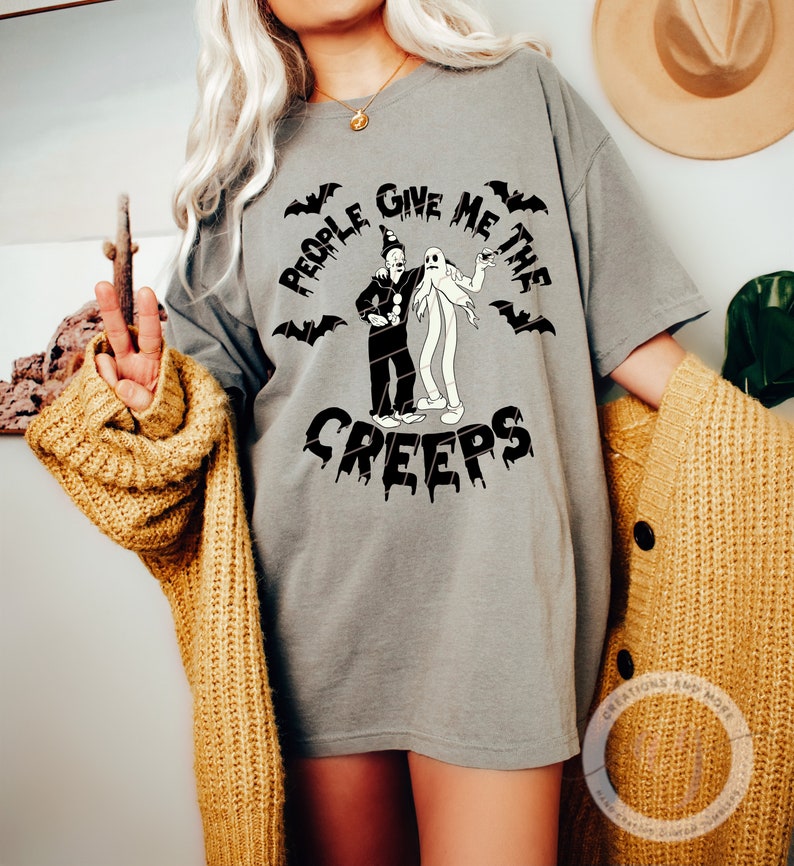 Halloween Retro People Give Me the Creeps PNG Halloween - Etsy