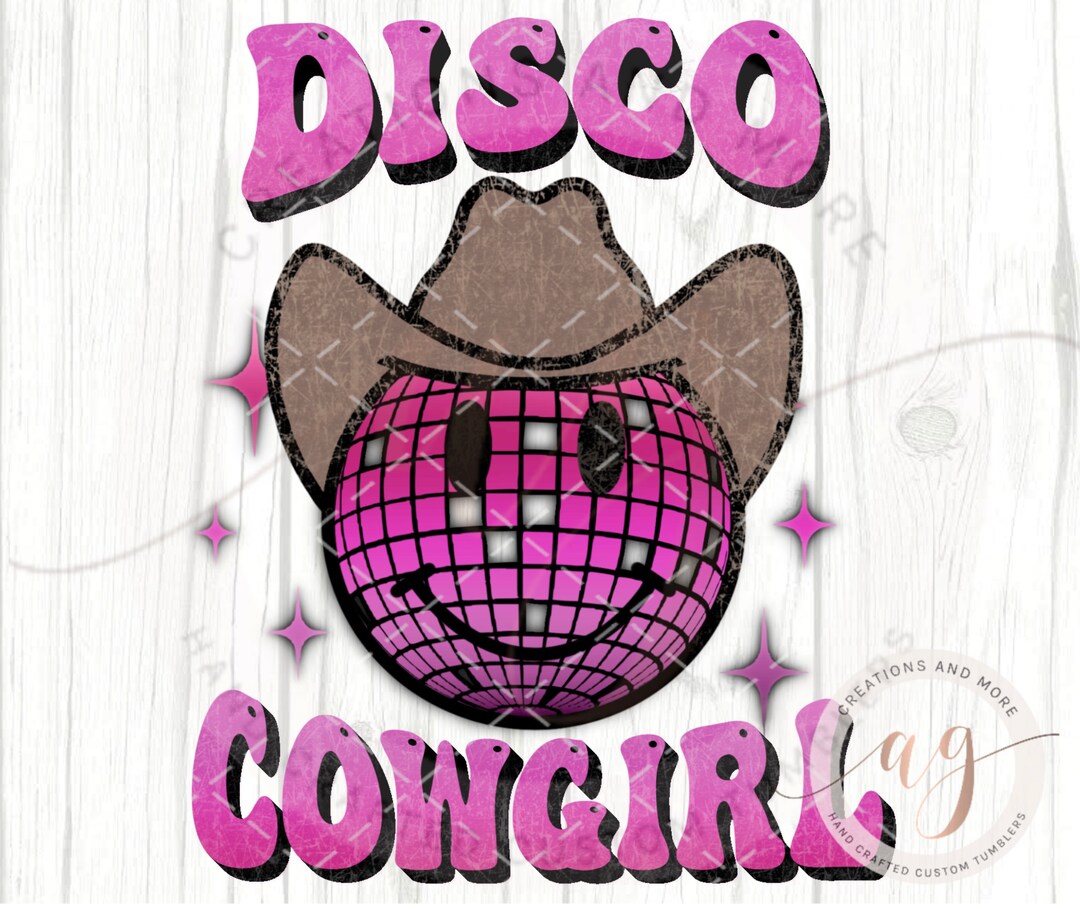 Halloween Western Retro Disco Cowgirl PNG | Digital File | Digital ...