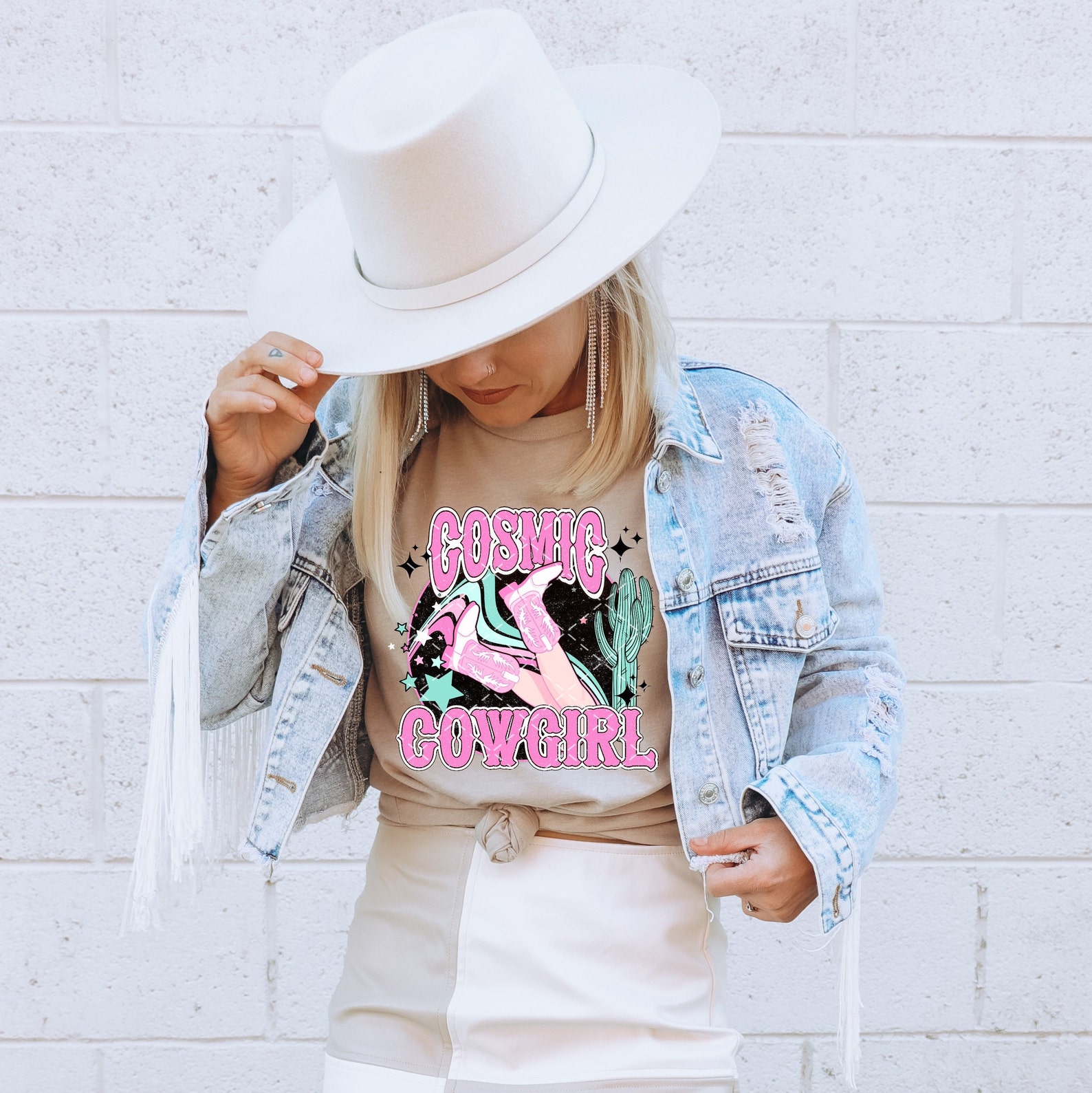 Western Cosmic Cowgirl Png | Western Retro Png | Western Png ...
