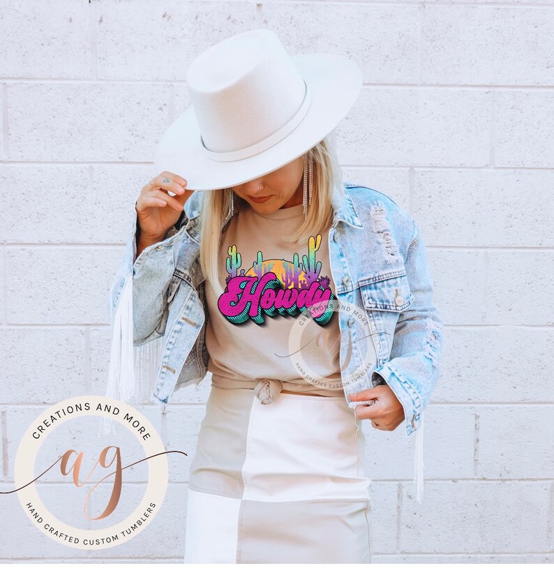 Western Country Howdy Retro PNG Sunset Sublimation Png PNG - Etsy