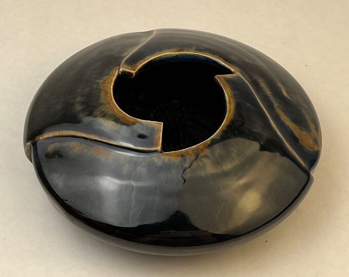 MCM Ian Stanton Low Ikebana Art Pottery Vase Mid Century Modern ...