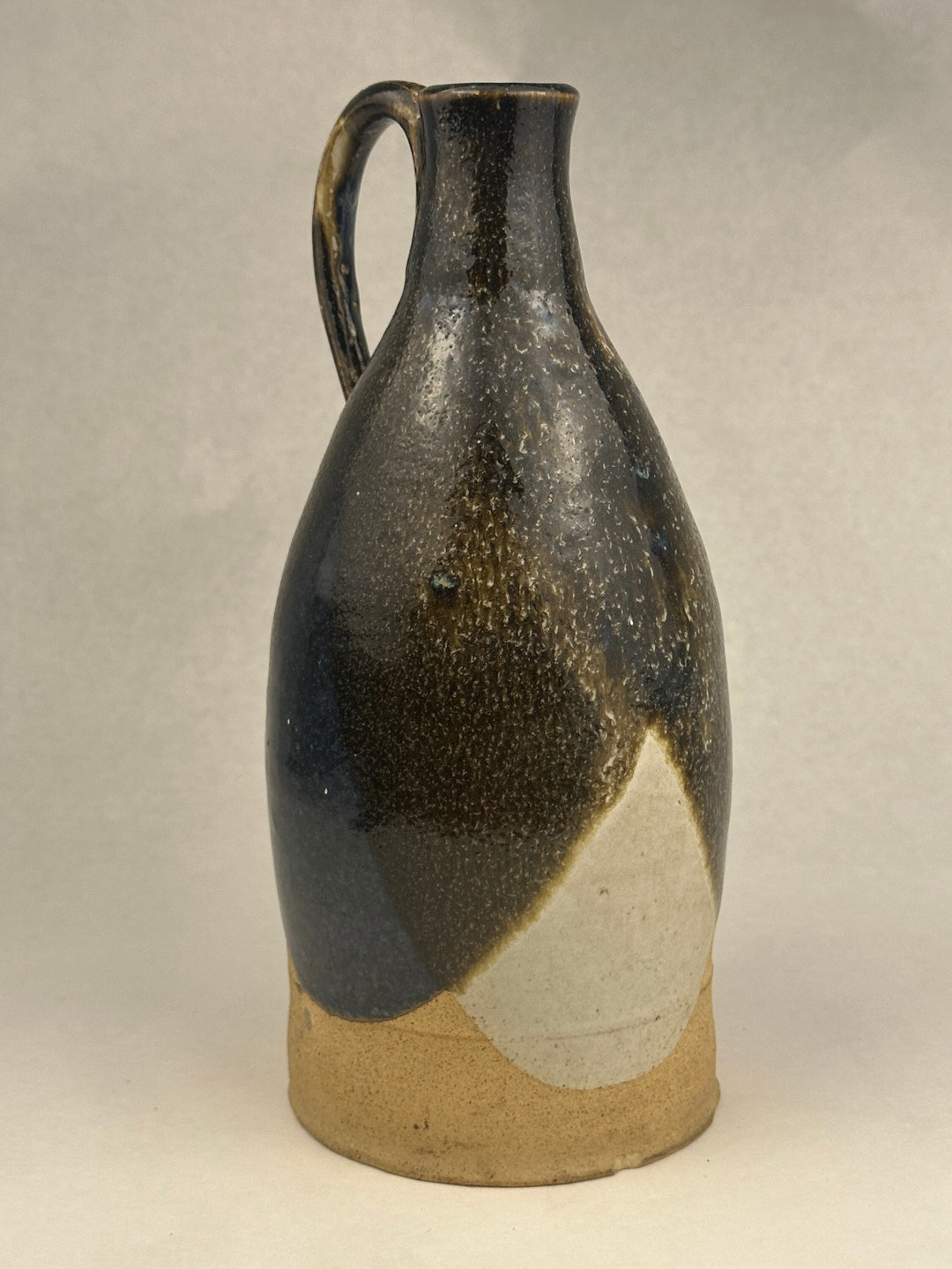 Artisan Pottery Vase Jug Art Stoneware Pottery Signed by Artist - Etsy