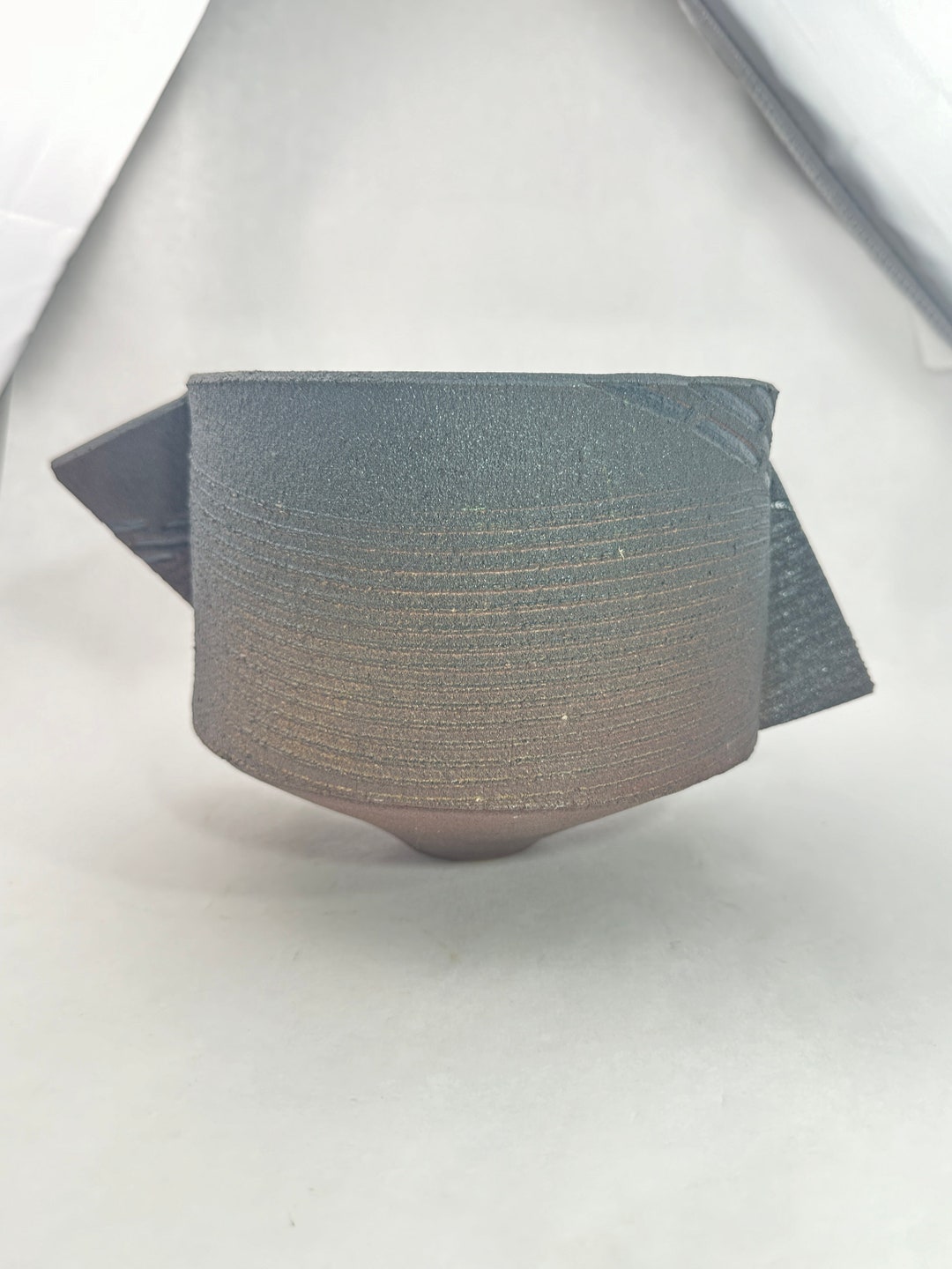 Artisan Studio Pottery Folded Slab Clay Bowl by Artist Fine - Etsy