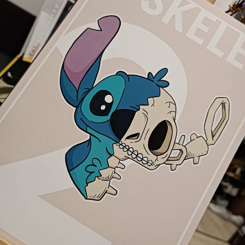 Stitch Skelet A3 Stitch Fusion Collection 2 - Etsy
