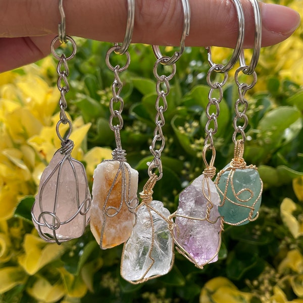 Crystal Keychain - Etsy
