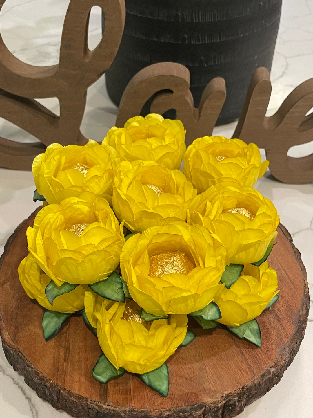 Yellow Hand Made Truffle Wrappers (forminhas) - Etsy