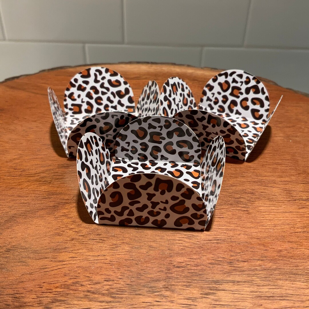 50 Light Cheetah Truffle Boxes - Etsy