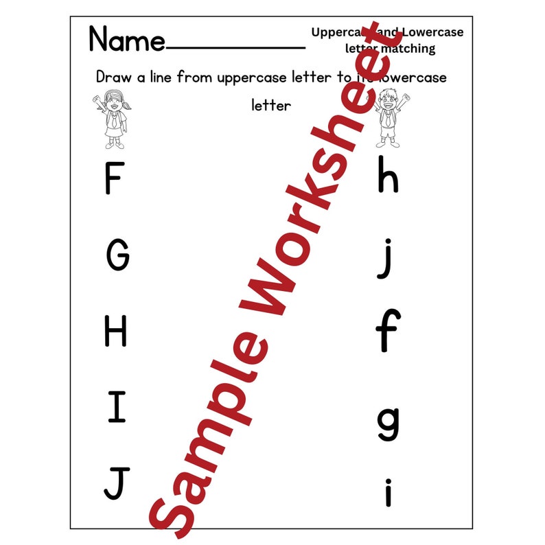 7 Printable Preschool,kindergarten Alphabet Worksheets. Letter ...