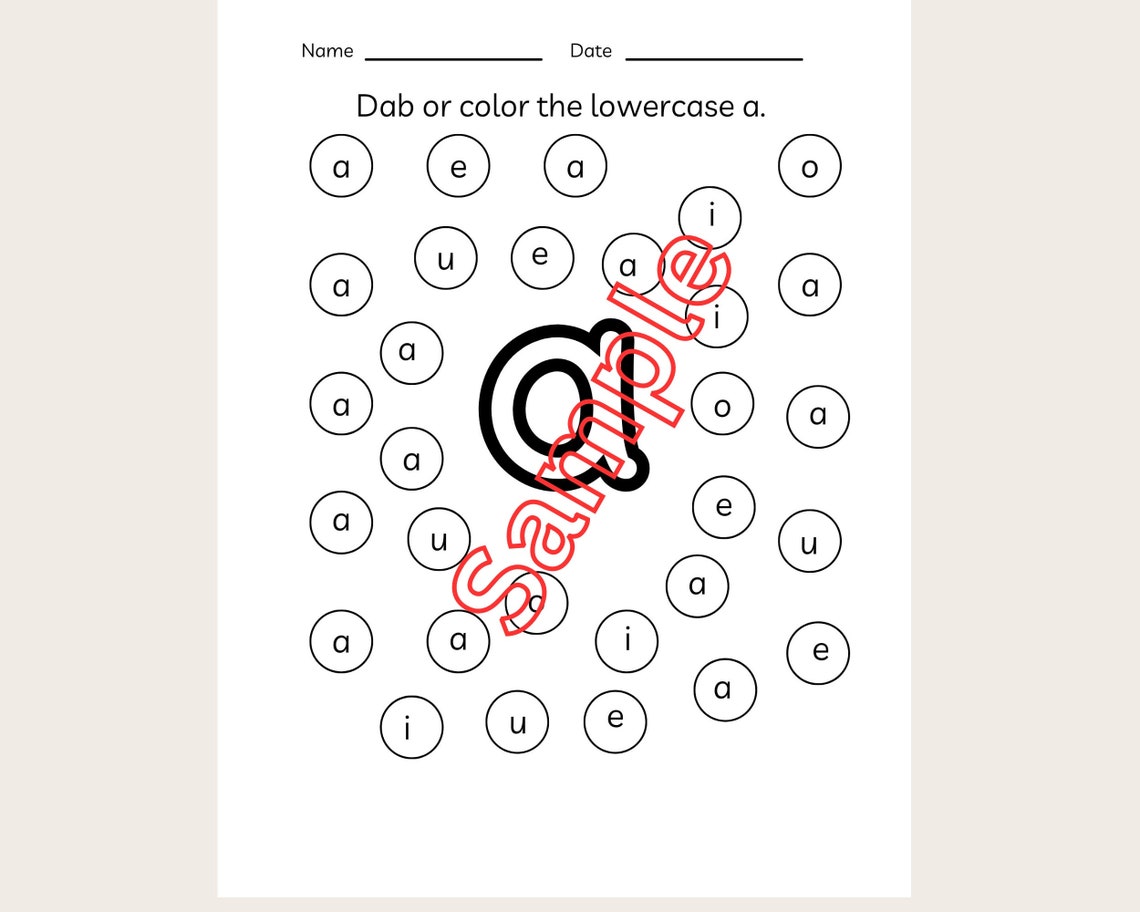 Letter of the Week Worksheets Printable, Alphabet Busy Book, Learning ...