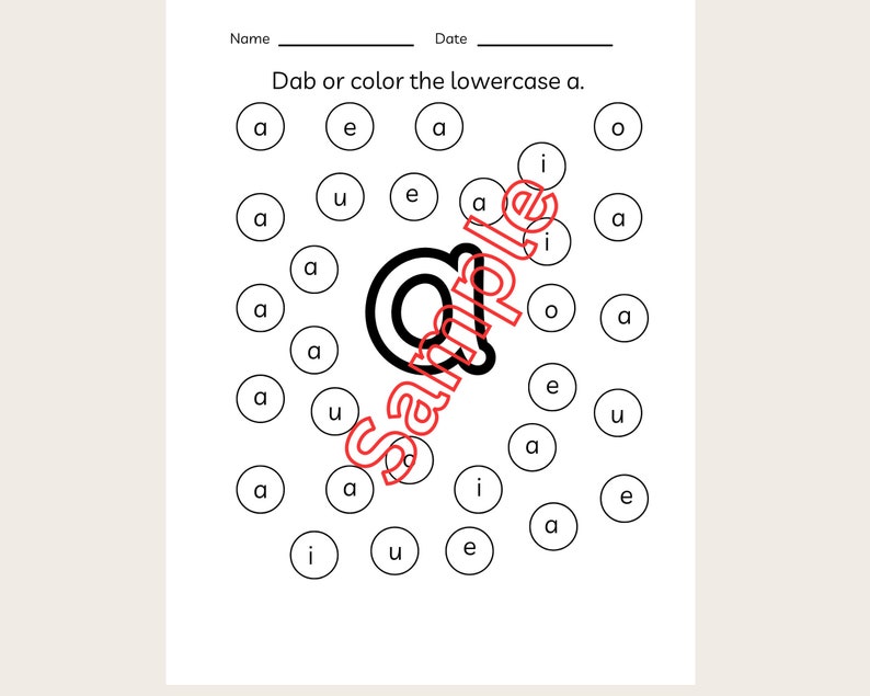 Letter of the Week Worksheets Printable, Alphabet Busy Book, Learning ...