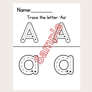 Letter of the Week Worksheets Printable, Alphabet Busy Book, Learning ...
