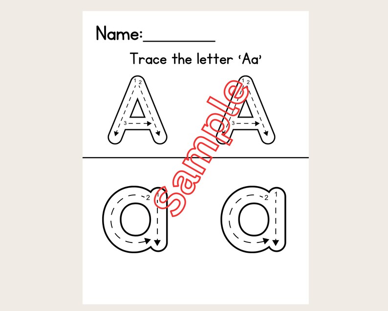 Letter of the Week Worksheets Printable, Alphabet Busy Book, Learning ...