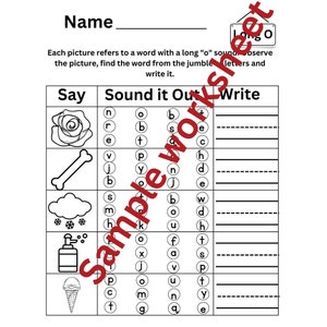48 Pages of Short & Long a,e,i,o,u Vowel Sounds Worksheets for ...