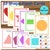 12 Geometric Shapes / Flash Cards Printable / Homeschool Preschool ...