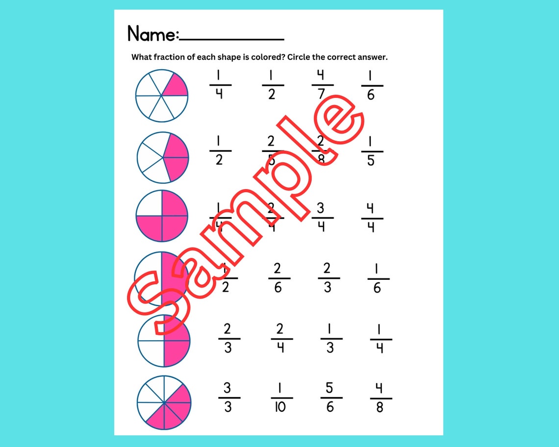 1st Grade Math Worksheets|ordinal Numbers|fractions|base 10 Numbers ...