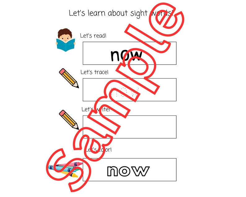 400 Printable Sight Words, Kindergarten Worksheets, Fry Sight Word ...