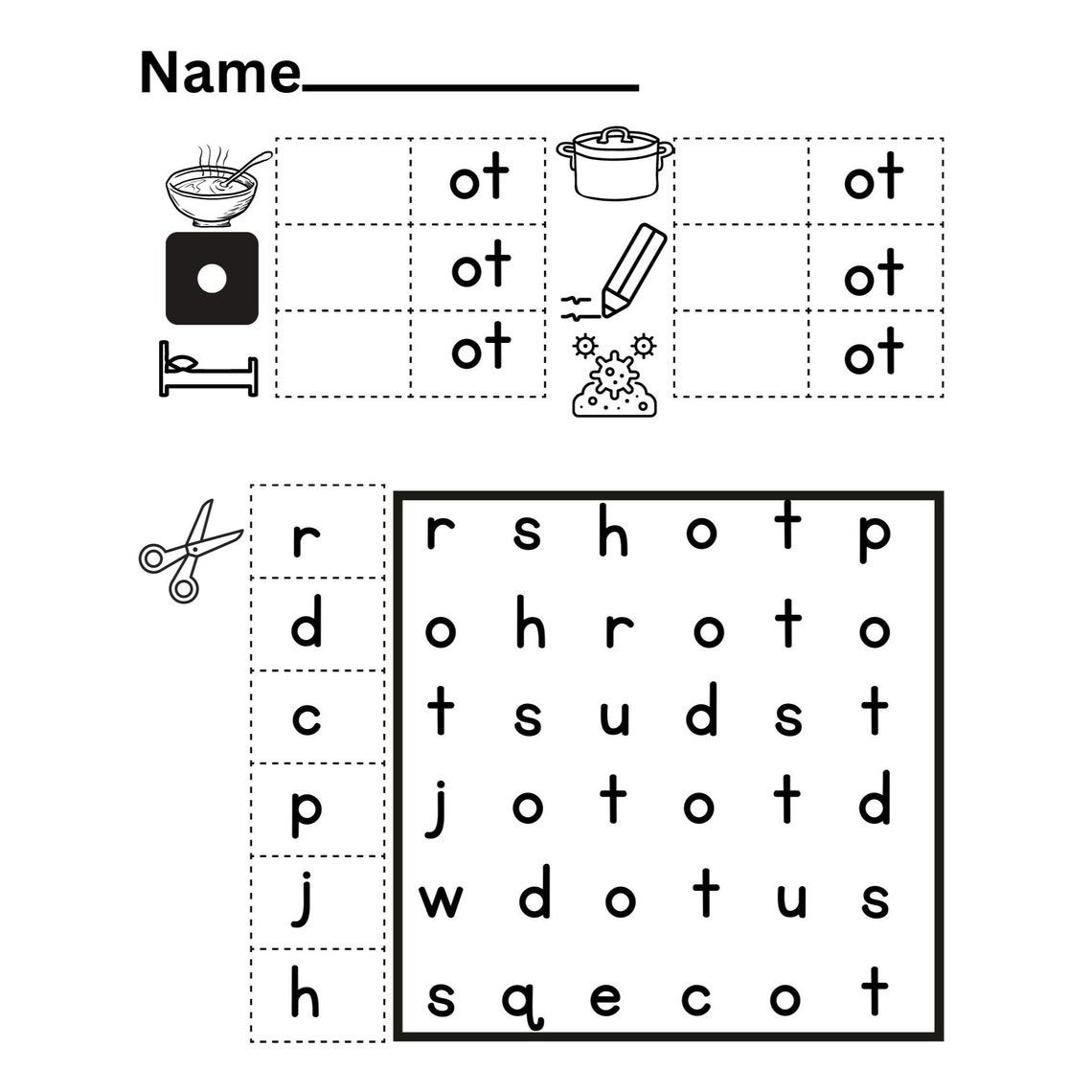 28 Worksheets for Kindergarten Reading - CVC Word Families - Learn to ...