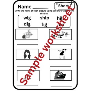 48 Pages of Short & Long a,e,i,o,u Vowel Sounds Worksheets for ...