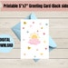 Printable Rainbow Happy Birthday Card for Kids,rainbow Birthday Card ...