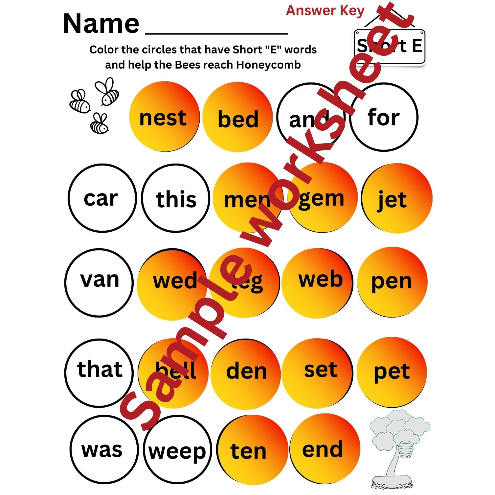 48 Pages of Short & Long a,e,i,o,u Vowel Sounds Worksheets for ...