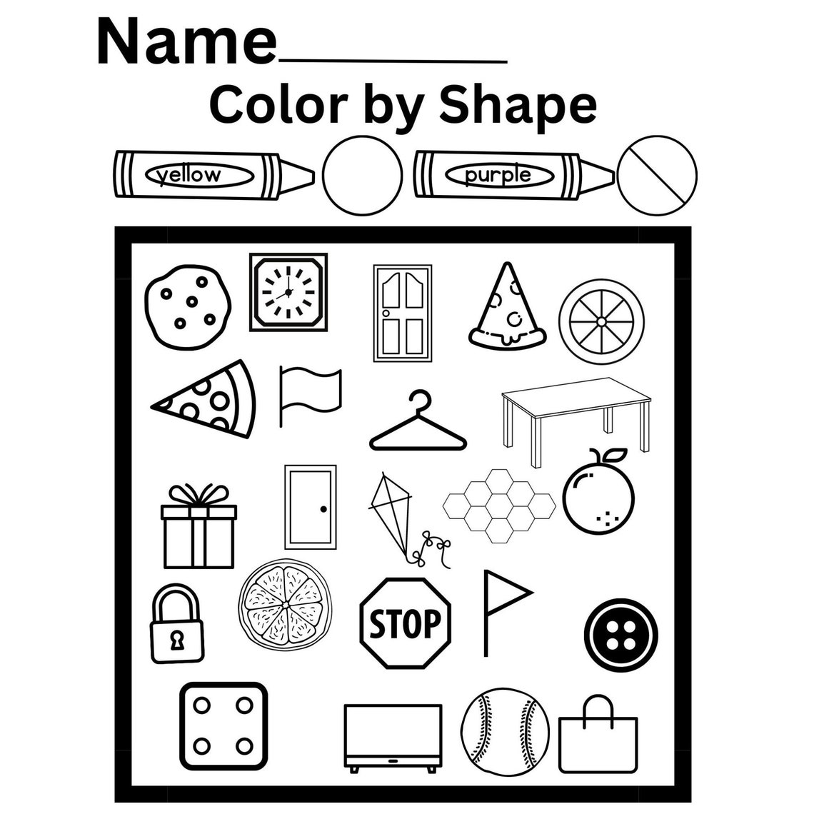 Practice Tracing,drawing and Write Number of Sides Each Shape Has ...