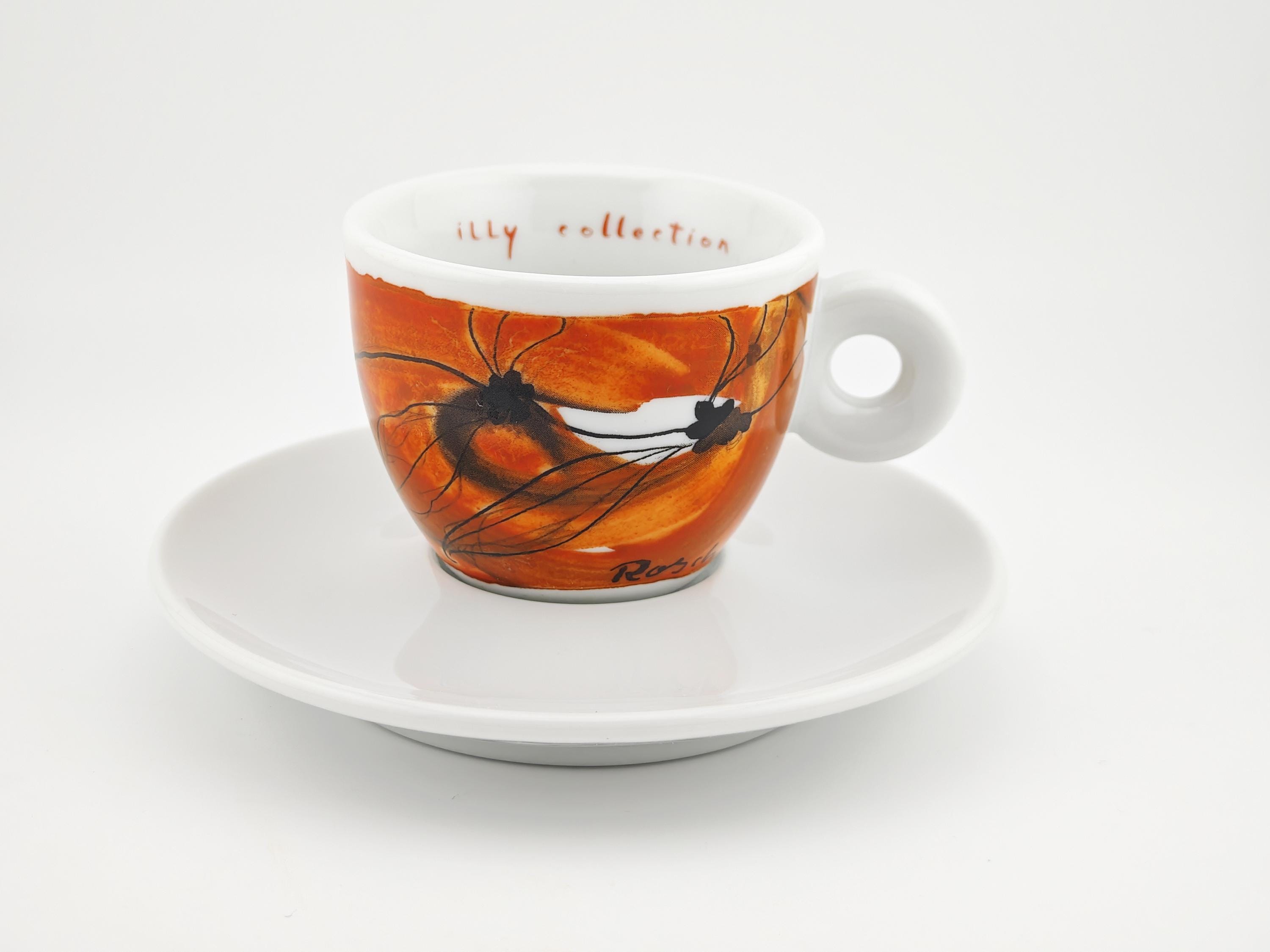 Illy Collection 1999 Peter Roesch Espresso Cups & Saucers Set of 6 ...