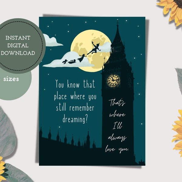 Peter Pan Printable - Etsy