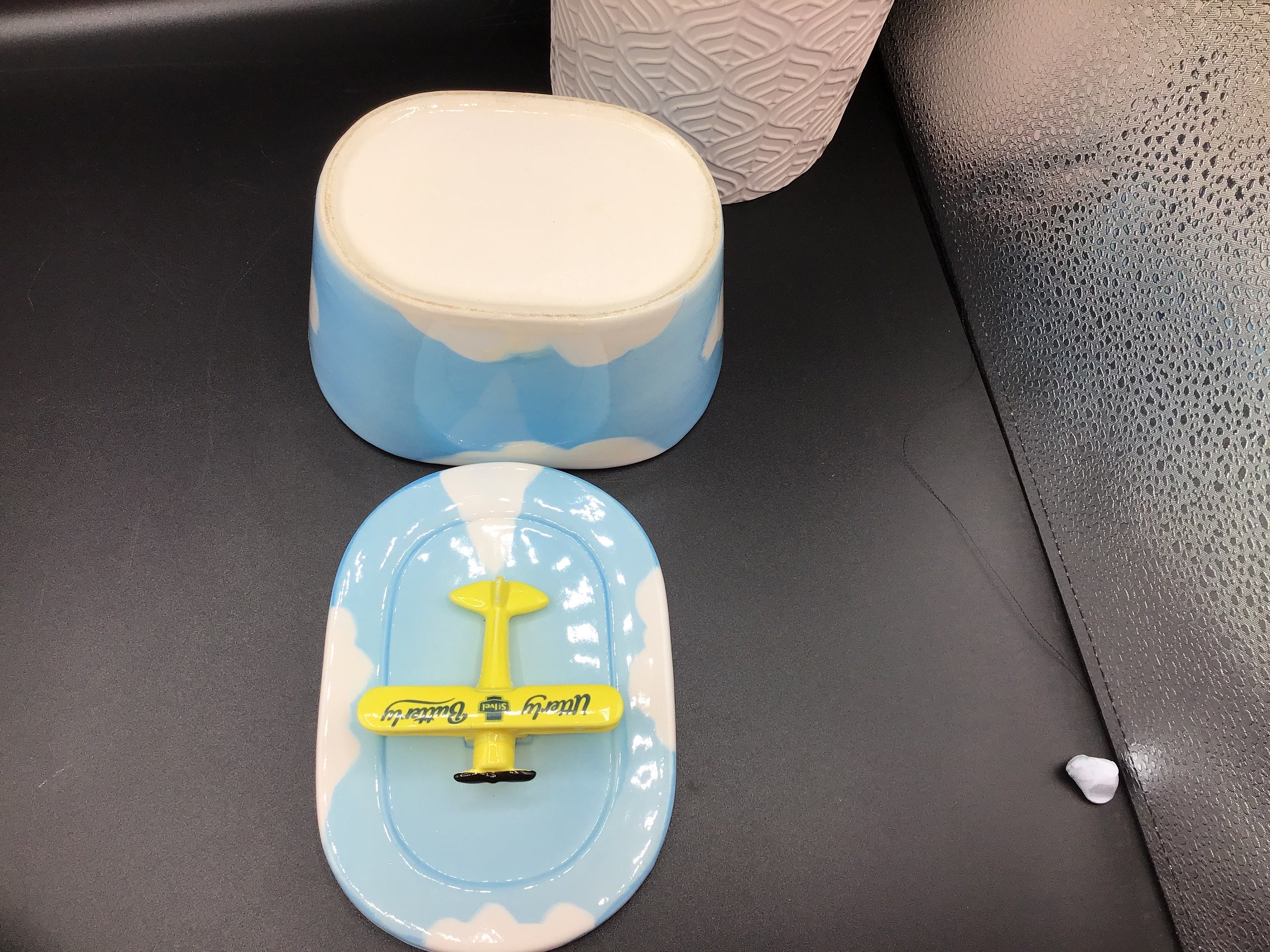 Utterly Butterly Aeroplane Butter Dish Storage Pot. - Etsy